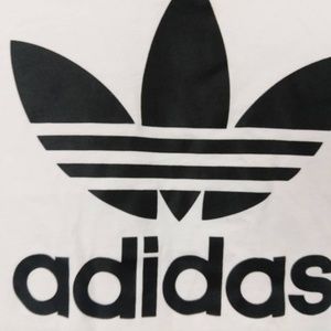adidas | Shirts & Tops | Adidas White Tshirt Trefoil Logo Kids Small ...
